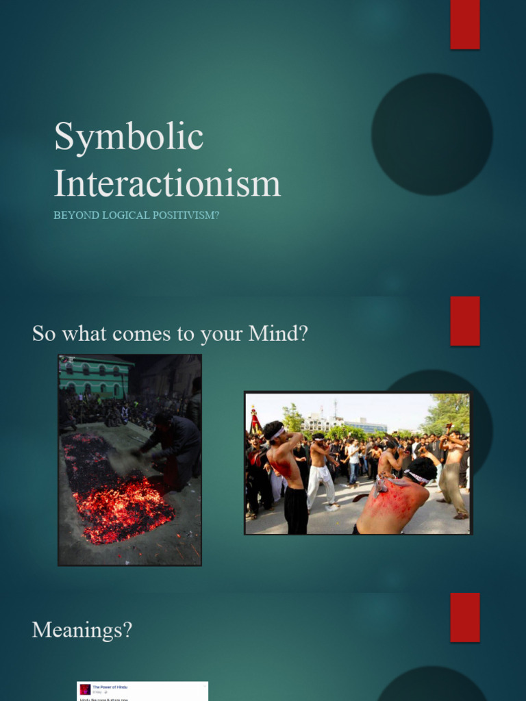 Lecture 9 - Symbolic Interactionism - Sociology 8 | PDF | Scientific Theories | Science