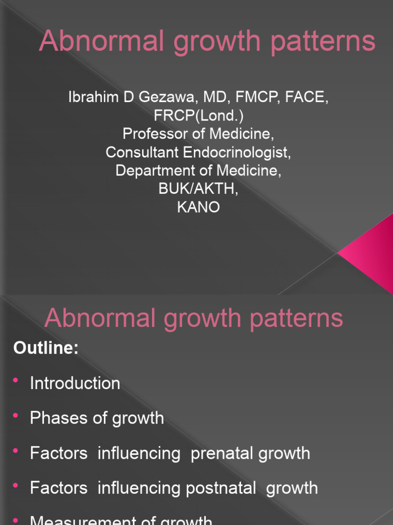 Understanding Abnormal Growth Patterns | PDF | Causes Of Death | Health ...