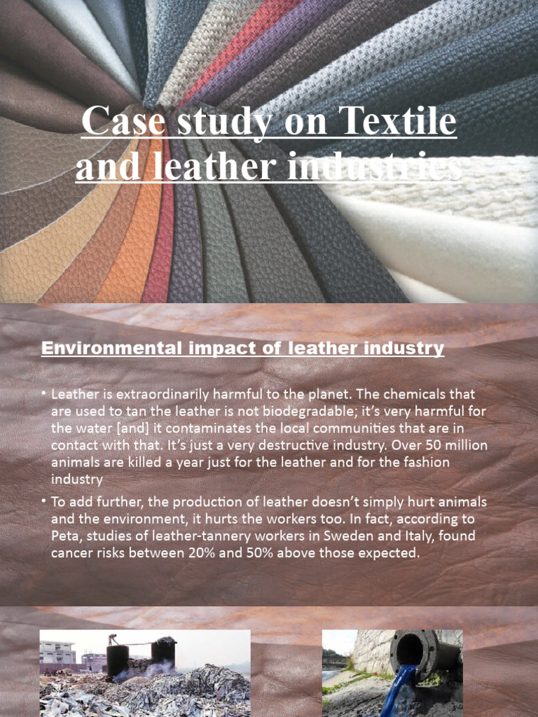 Environmental Impact of Leather & Textiles | PDF | Leather | Textiles