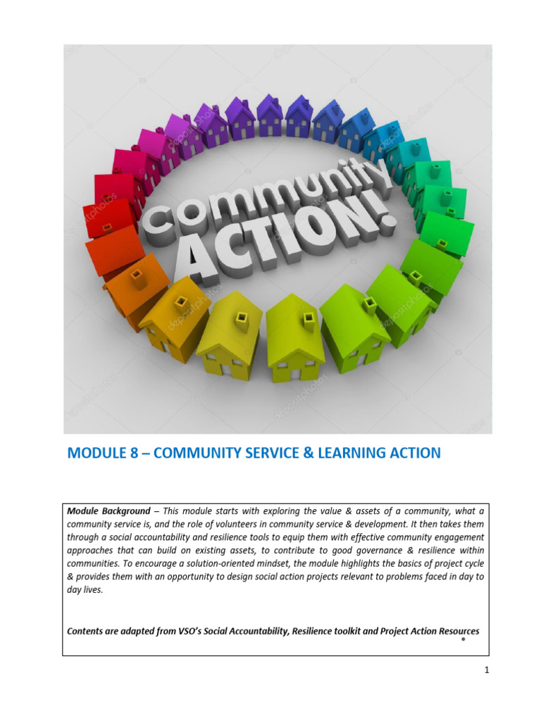 Block 8 Community Service & Learning in Action Feb 2020 | PDF ...