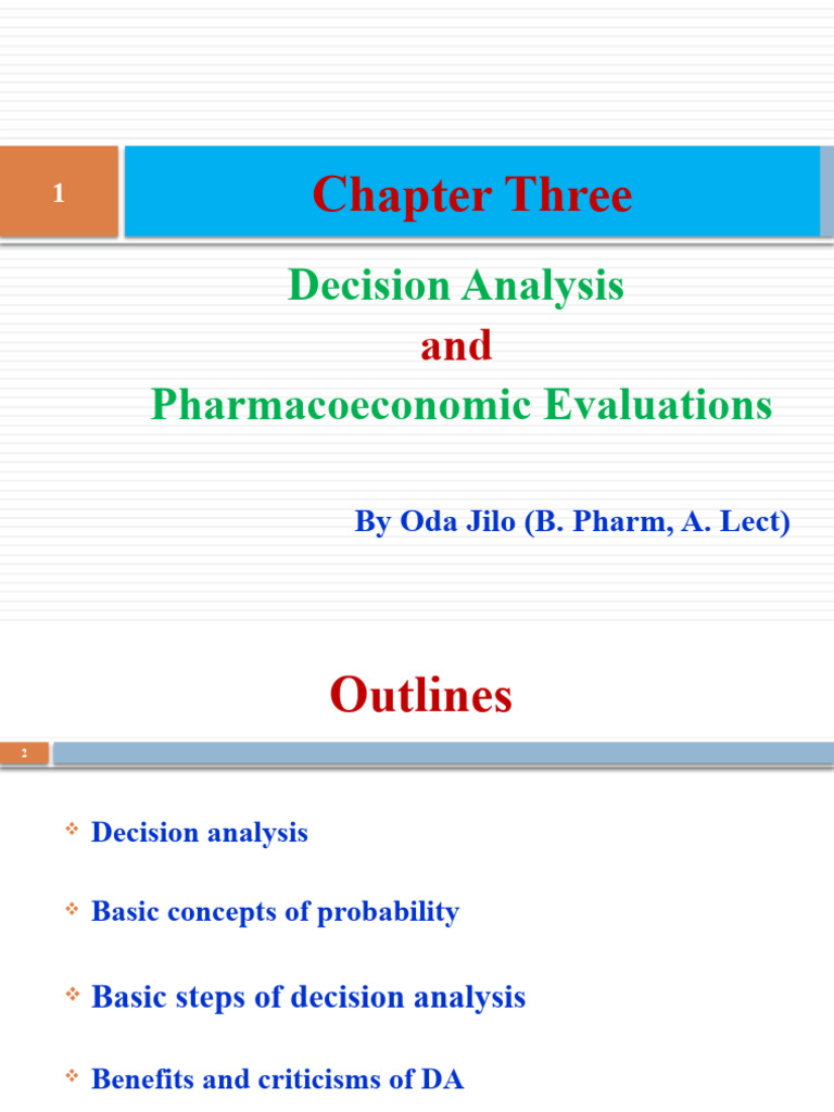 Ch-3 Decision Analysis | PDF | Cost–Benefit Analysis | Probability