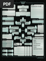 Alien RPG - Character Sheet - Printable | PDF | Leisure | Sports