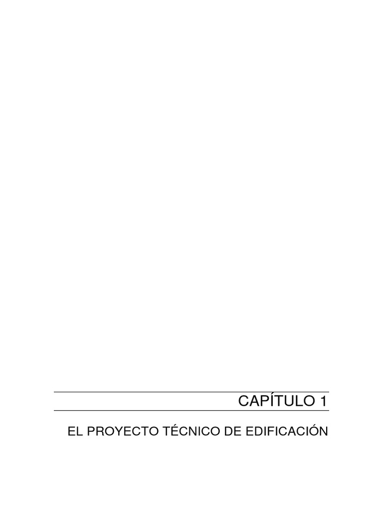 01el Proyecto Técnico de Edificación | PDF | Calidad (comercial) | Presupuesto