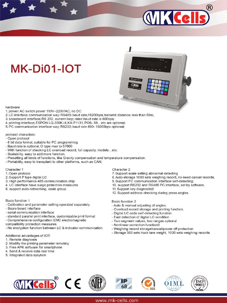MK Di01 IOT | PDF