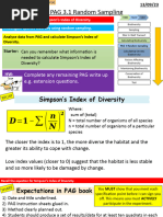 Simpson's Diversity Index - Practice Questions | PDF | Language Arts ...