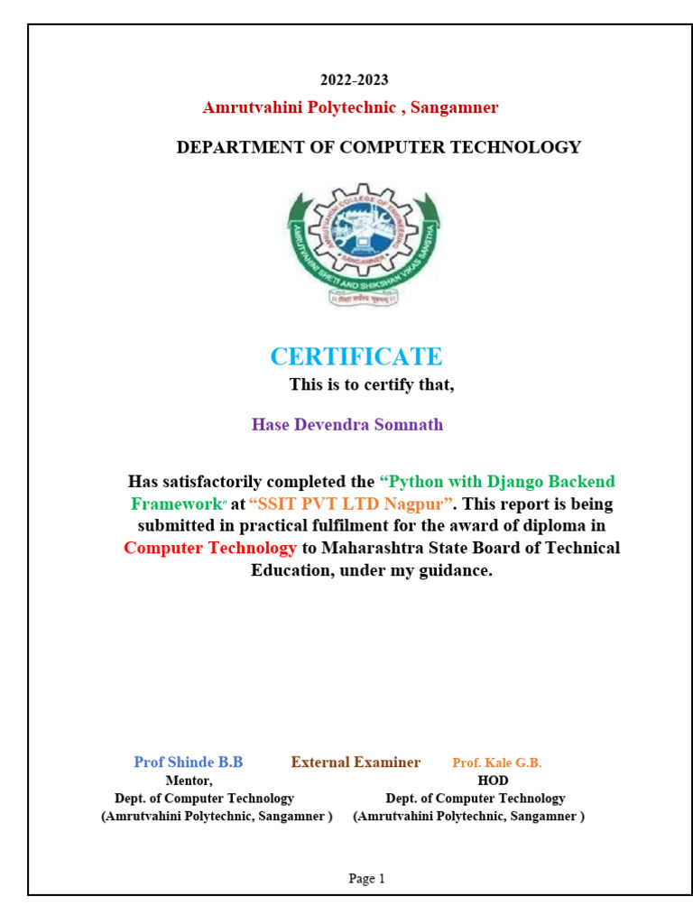 FINAL PROJECT REPORT of ITR (Devendra) | Download Free PDF | Android (Operating System) | Computing