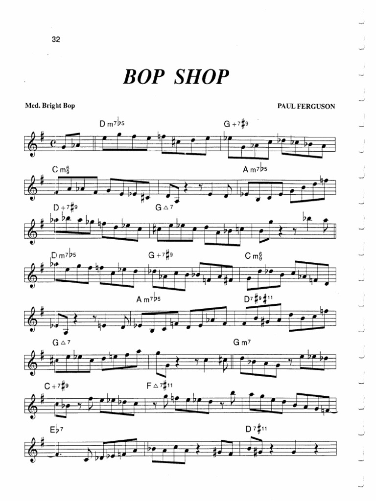 Bop Shop | PDF