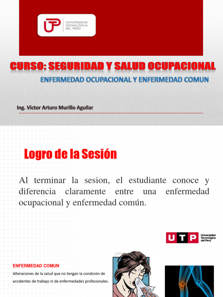 Enfermedad Ocupacional | PDF | Enfermedades y trastornos | Medicina CLINICA