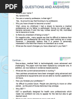 Interview Questions & Answers Care Homes - Nurses | PDF | Nursing | Patient