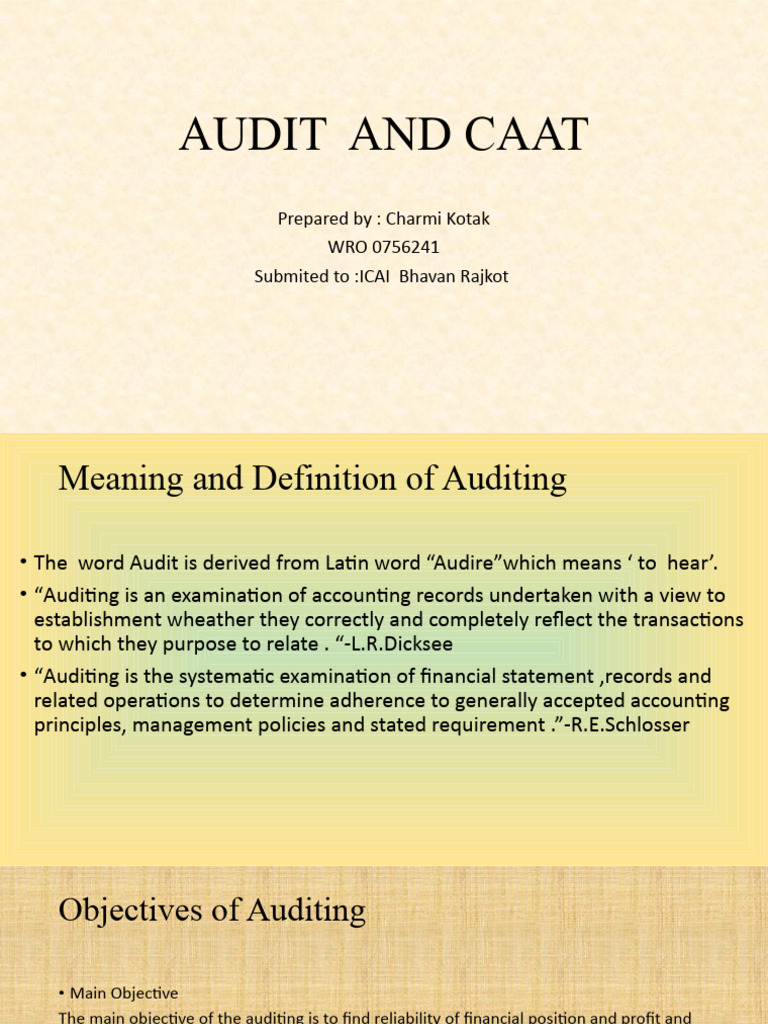 CA Itt Training. | Download Free PDF | Audit | Accounting