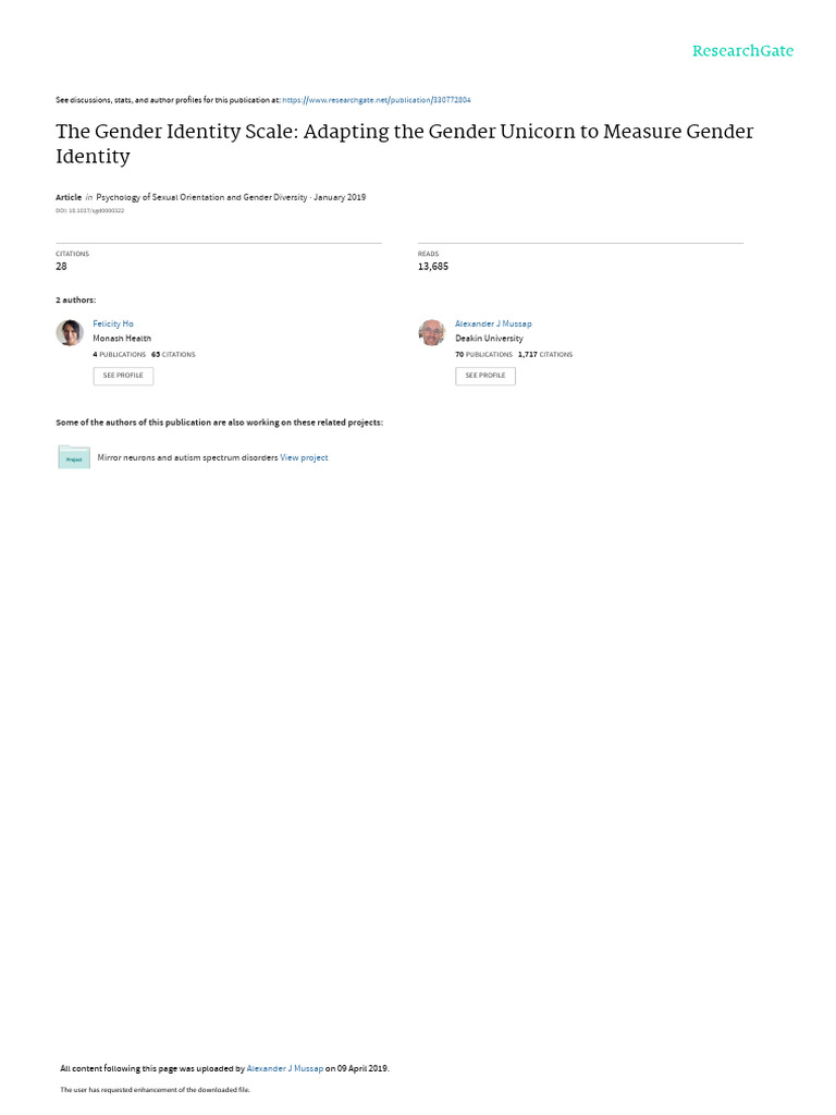 Unicorn Scale | PDF | Gender | Gender Studies