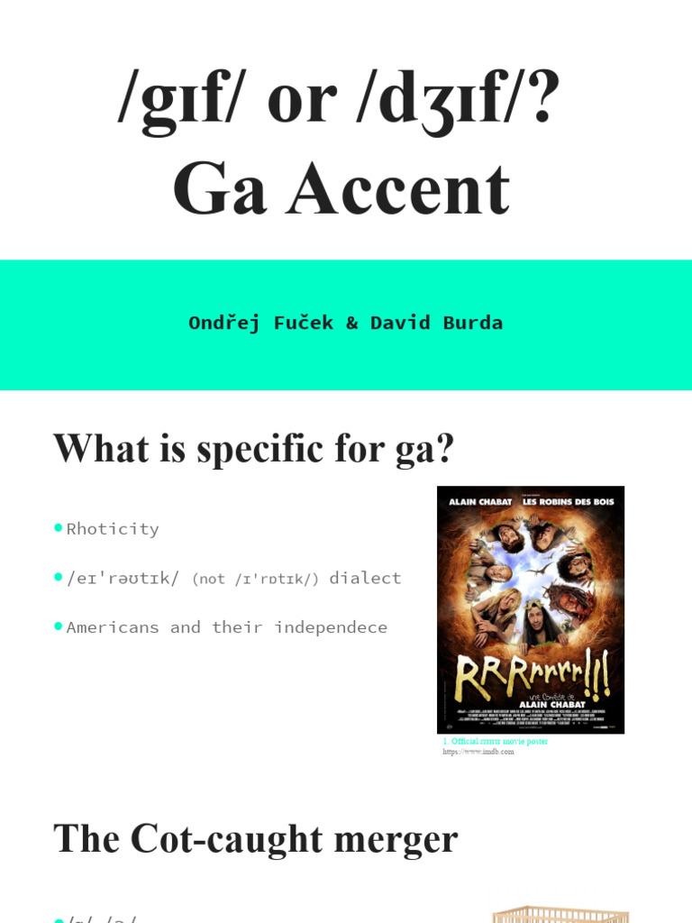 GA Accent | PDF | English Language | Languages Of Europe