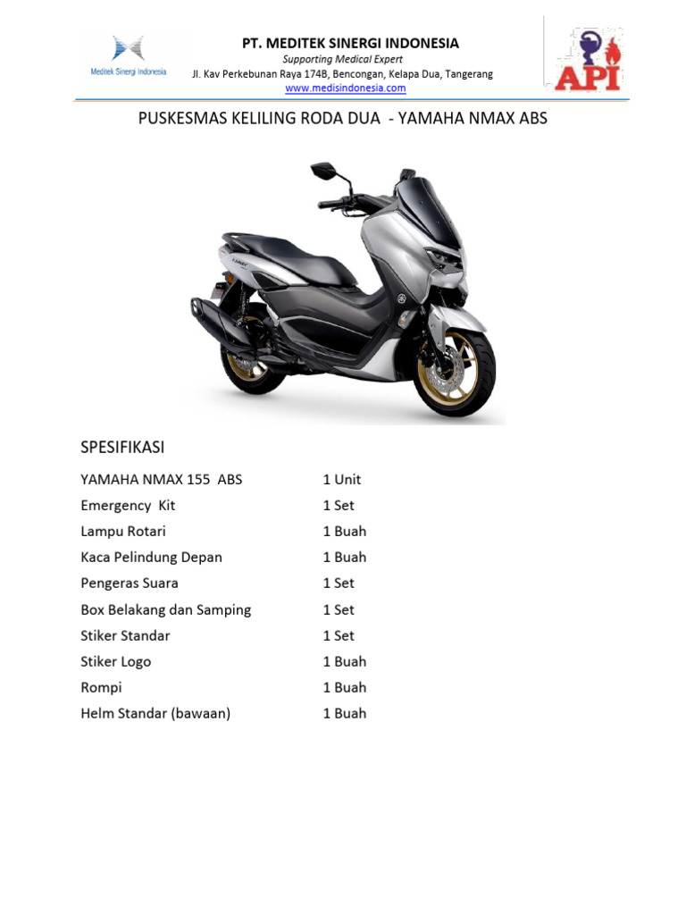 Yamaha NMAX 155 CC ABS | PDF