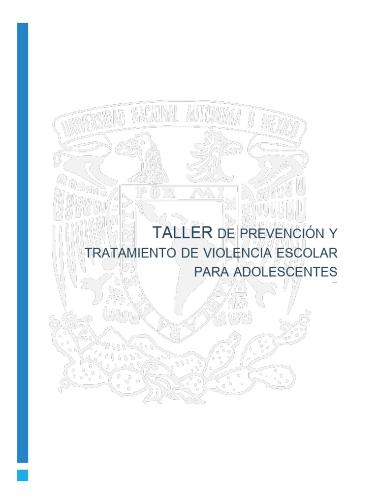 Taller De Prevención Y Tratamiento De Violencia Escolar Para