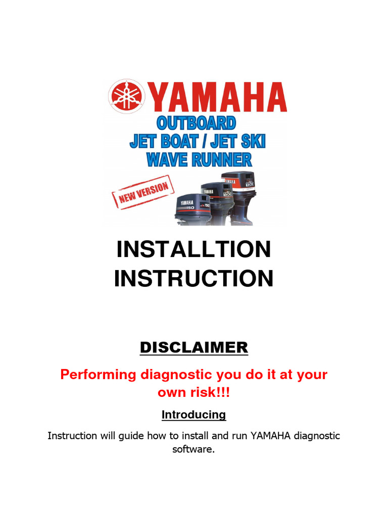 Yamaha Installation | PDF | Installation (Computer Programs) | Device ...