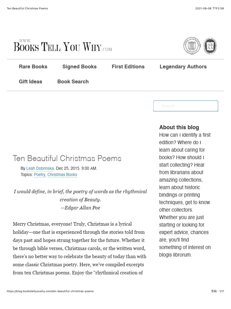 Christmas Poetry Collection | PDF | Poetry | Christmas