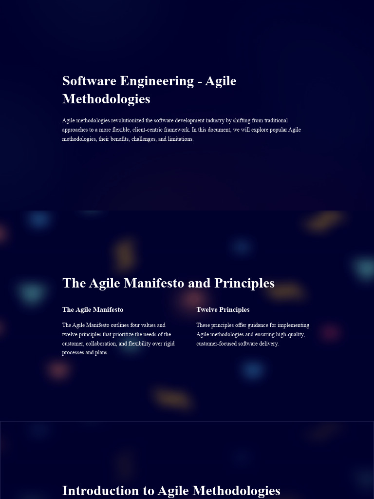 Software Engineering Agile Methodologies | Download Free PDF | Agile Software Development ...