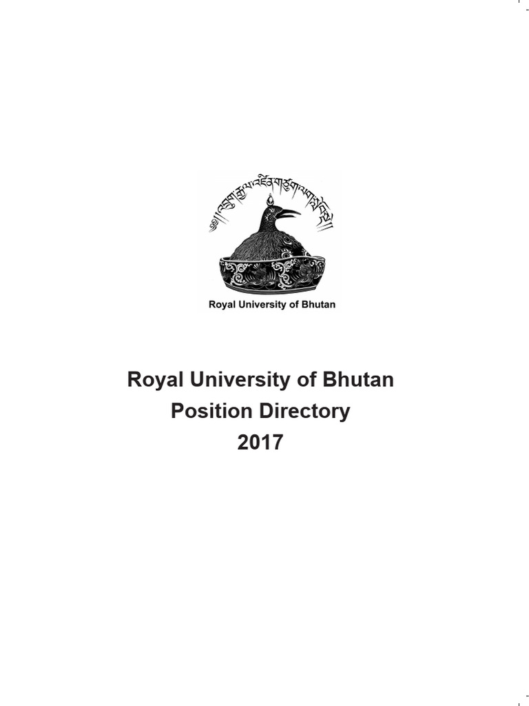 RUB Position Directory Inside | PDF | Doctor Of Philosophy | Academic Degree