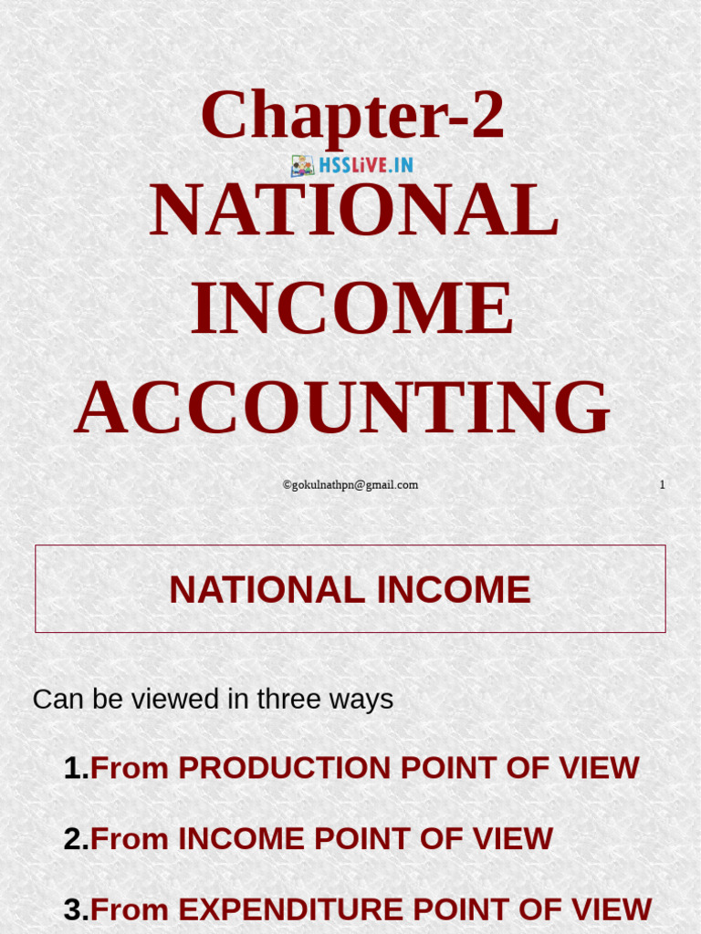 National Income Accounting Overview | PDF | Income | Consumer Price Index