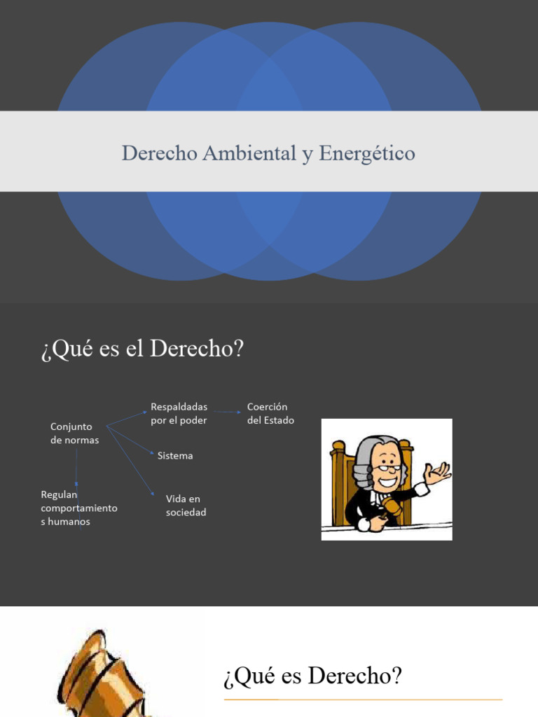 Presentación Derecho Ambiental | PDF | Entorno natural | Derechos