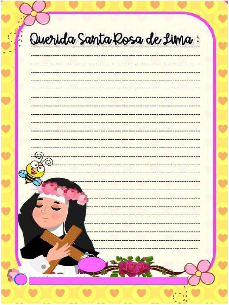 Formato de Cartas para Santa Rosa | PDF