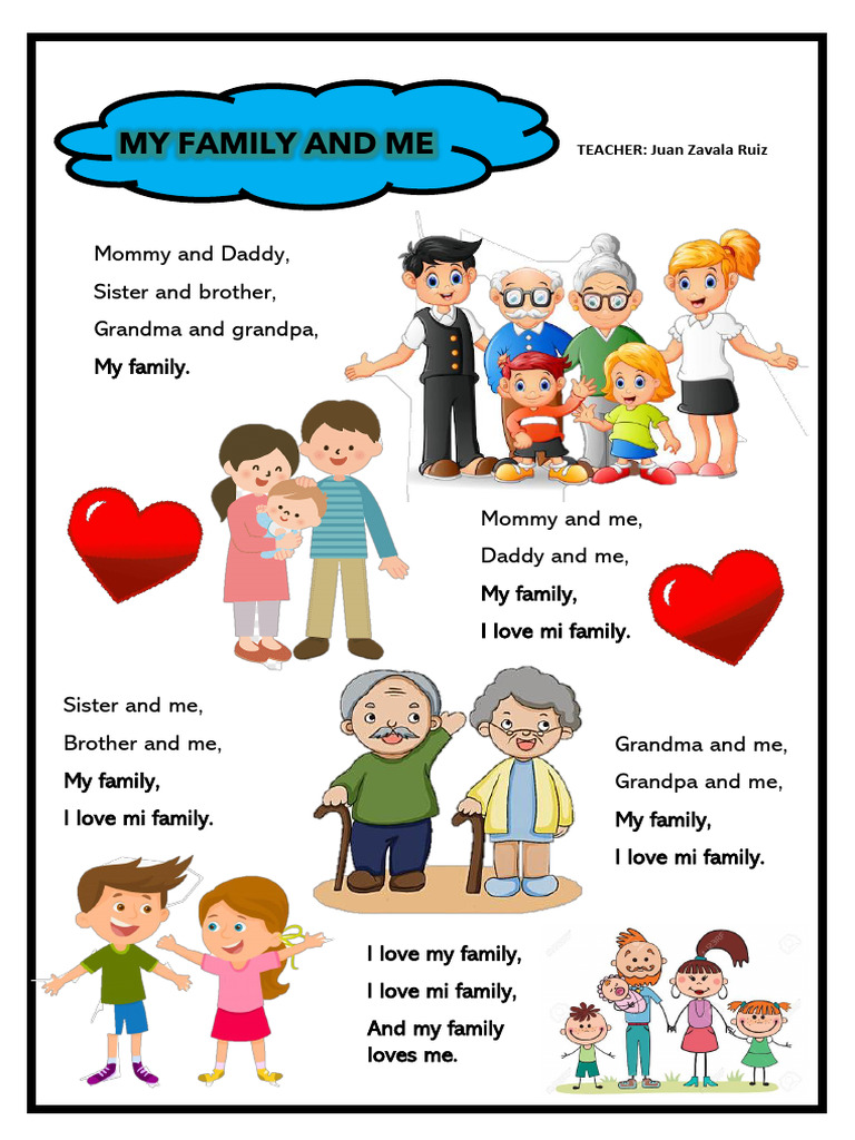 SONG My Family and Me | PDF | Wellness