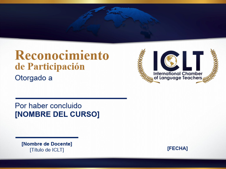Certificate Template (Spanish Version) | PDF