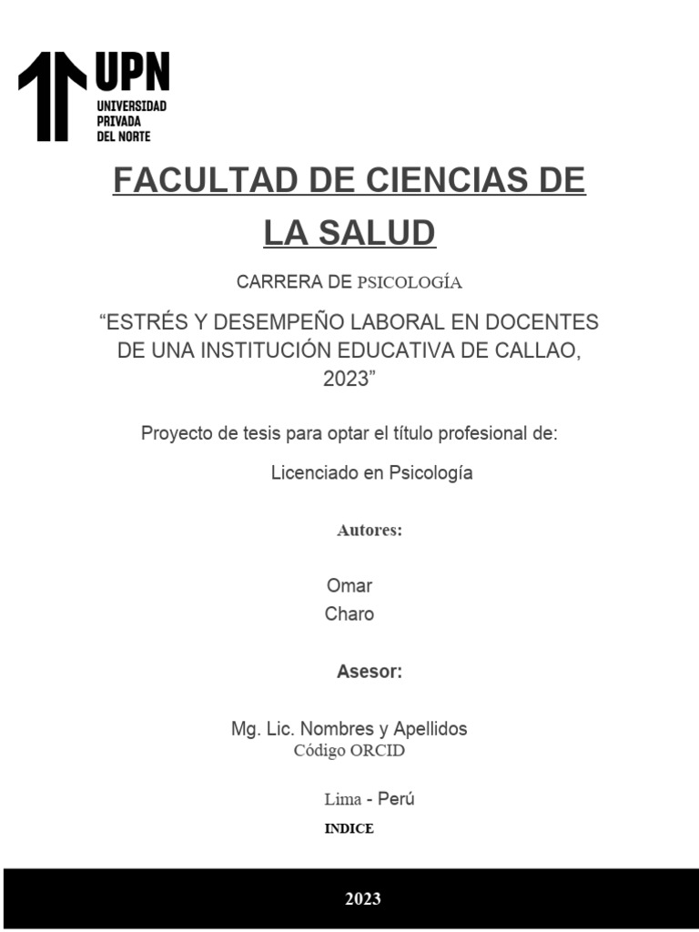 Estr S y Desempe o Laboral | PDF | Autoeficacia | Enseñando