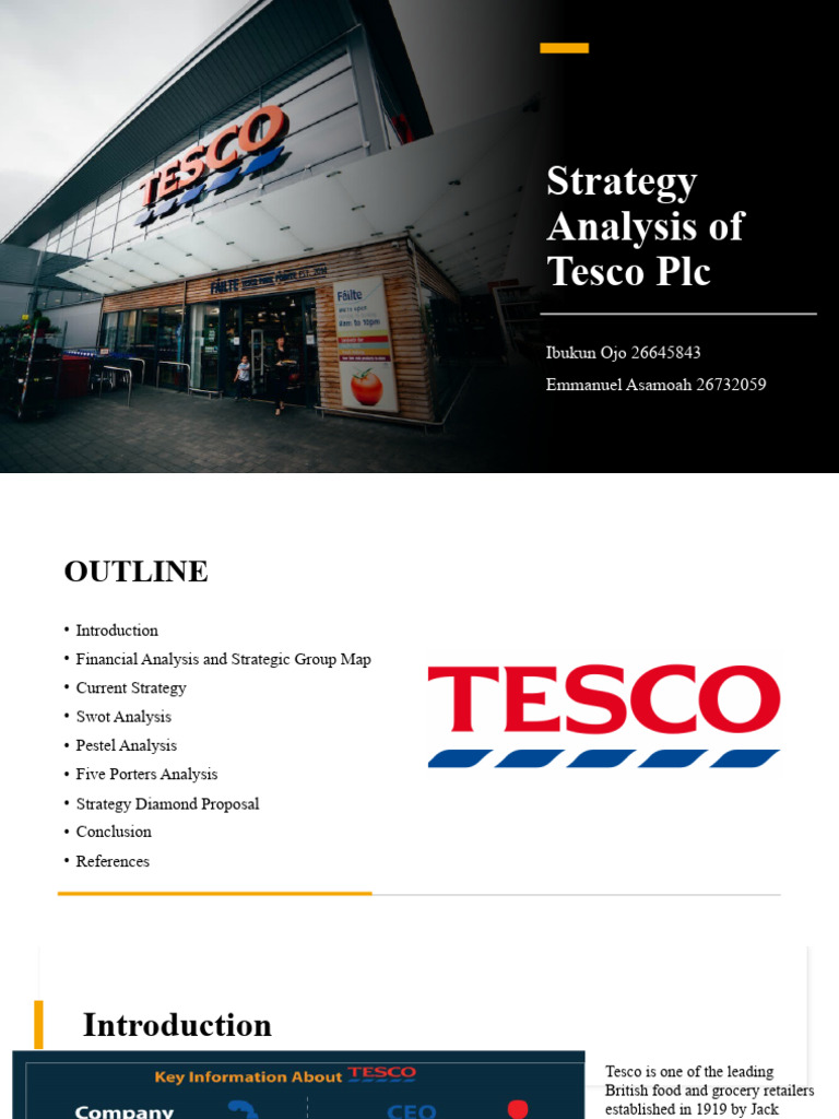 Tesco PLC Powerpoint | PDF | Tesco | Retail