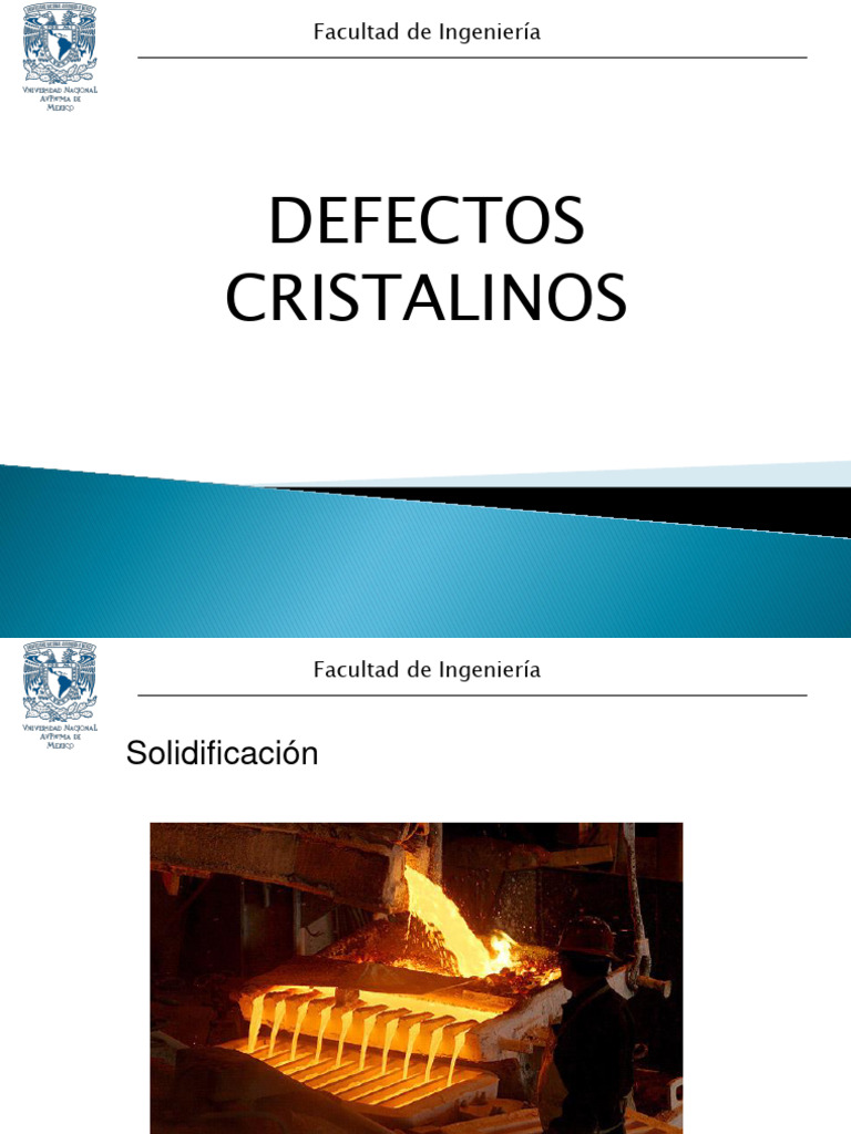 4-Defectos Cristalinos2023 | PDF | Dislocación | Nucleación