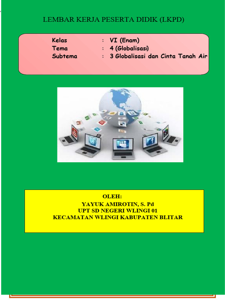LKPD KLS Vi Tema 4 ST 3 PB 1 - Yayuk Amirotin | PDF