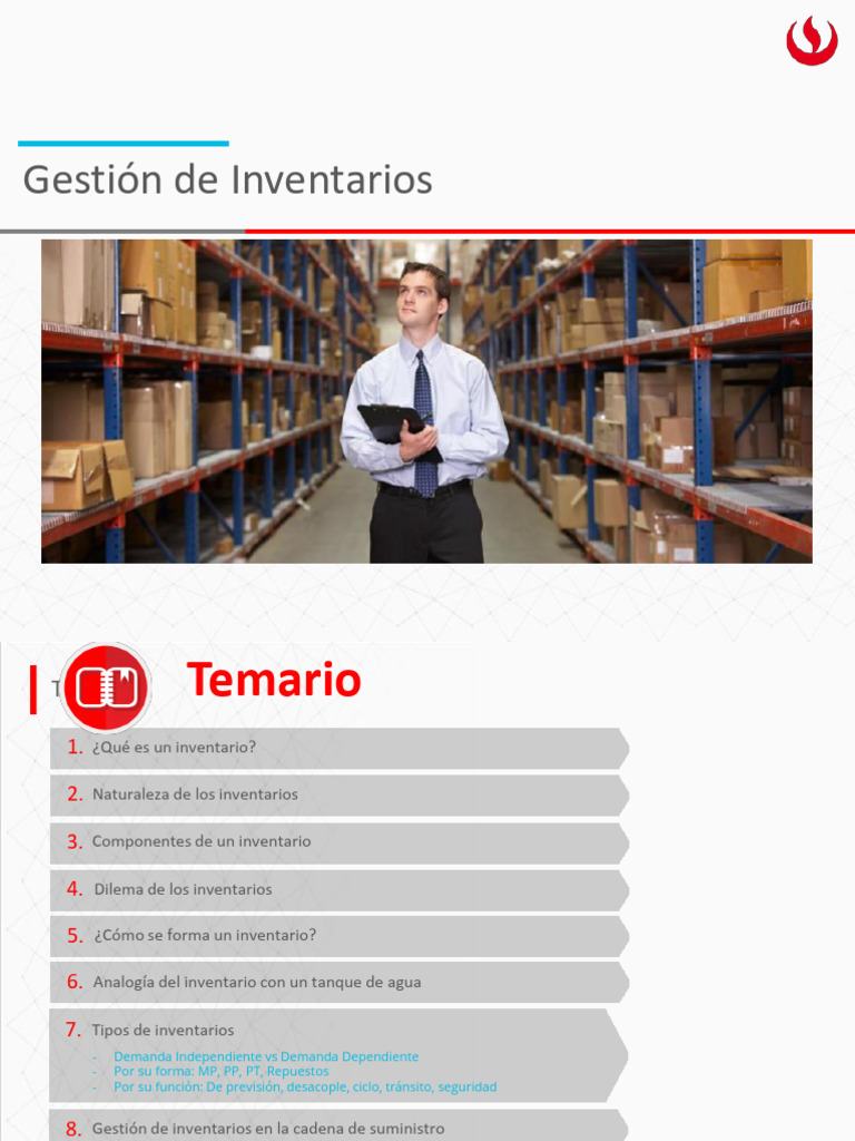 Gestión de Inventarios I | PDF | Inventario | Logística