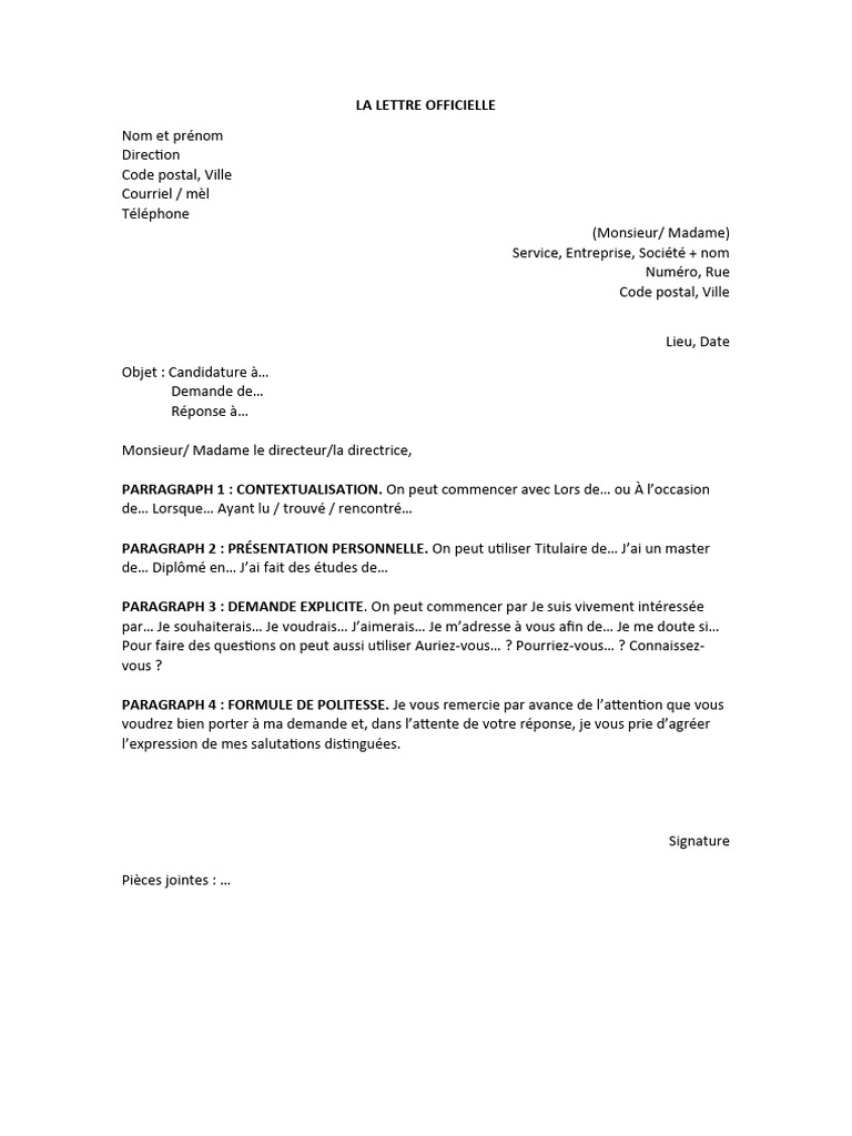 La Lettre Officielle | PDF