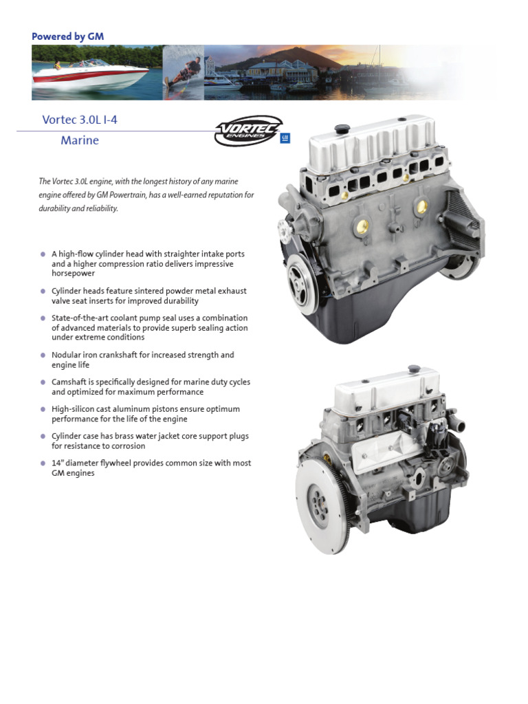 Vortec Marine 3.0L | PDF | Horsepower | Transportation Engineering