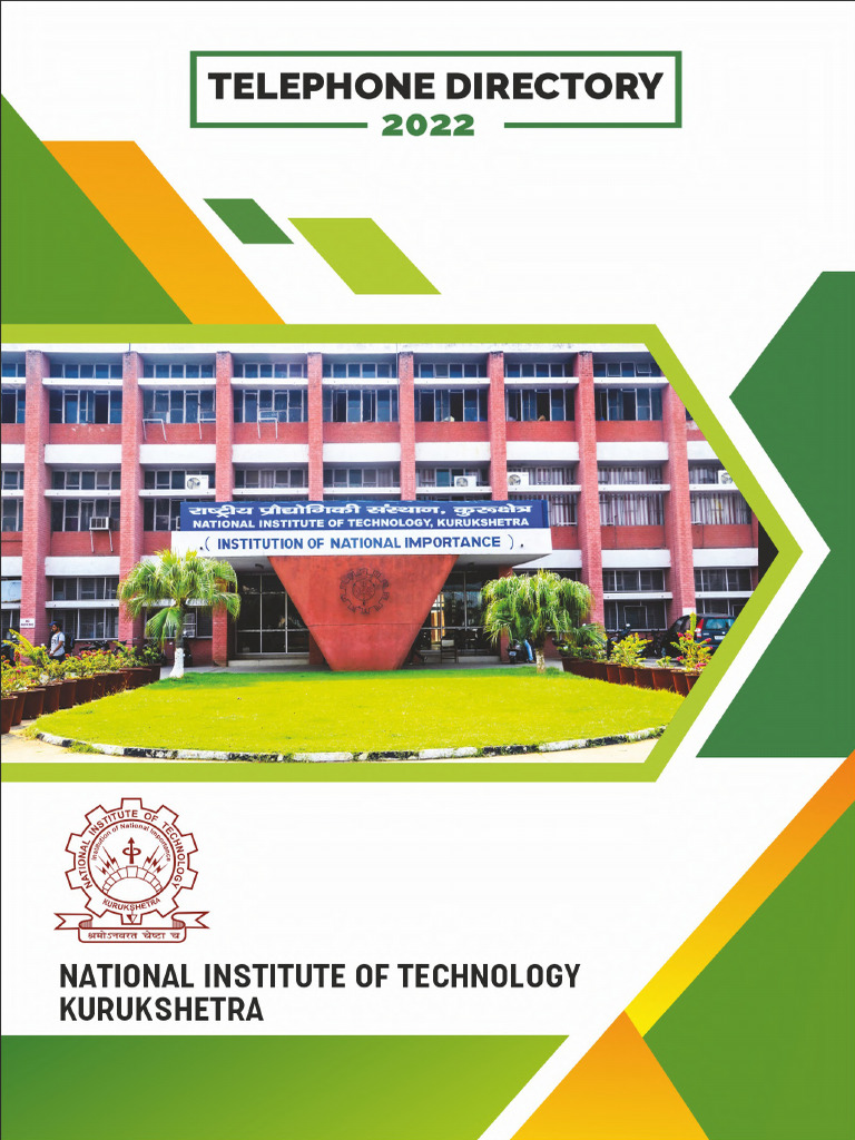 Final Nit Directory 2022 .. | PDF | Engineering | Physical Sciences