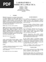 Modelo para Informe Lab-IEEE - Mod Lis | PDF | Sumario abstracto) | Medición