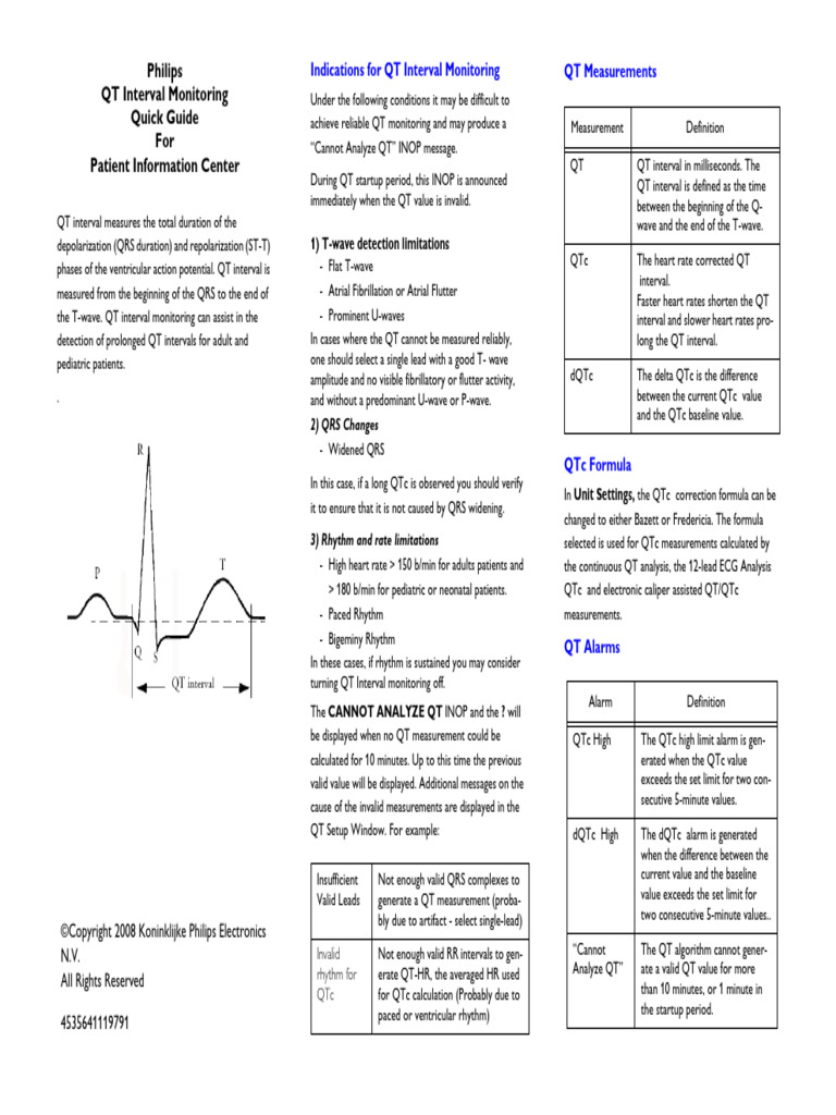 QT Quick Guide PIIC 453564119791 | PDF | Cardiovascular Physiology | Heart