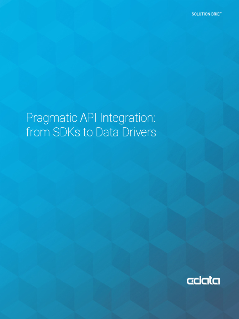Pragmatic Api Integration | PDF | Sql | Databases