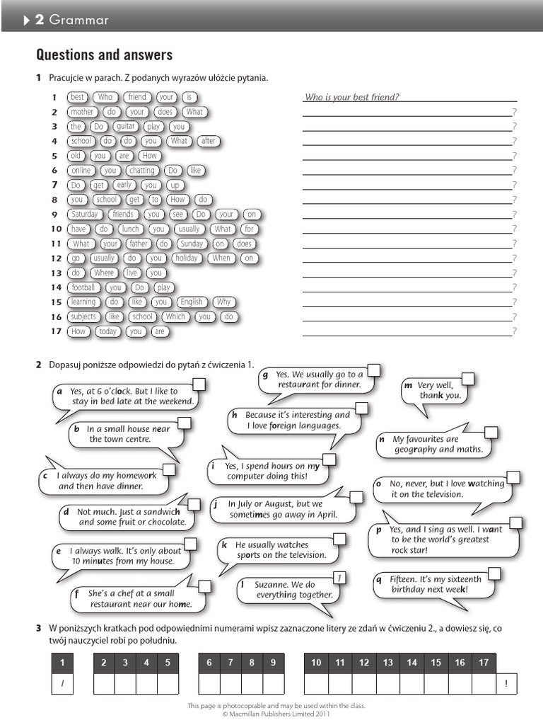 Gateway Plus 1 TRF Unit 2 Worksheets | PDF