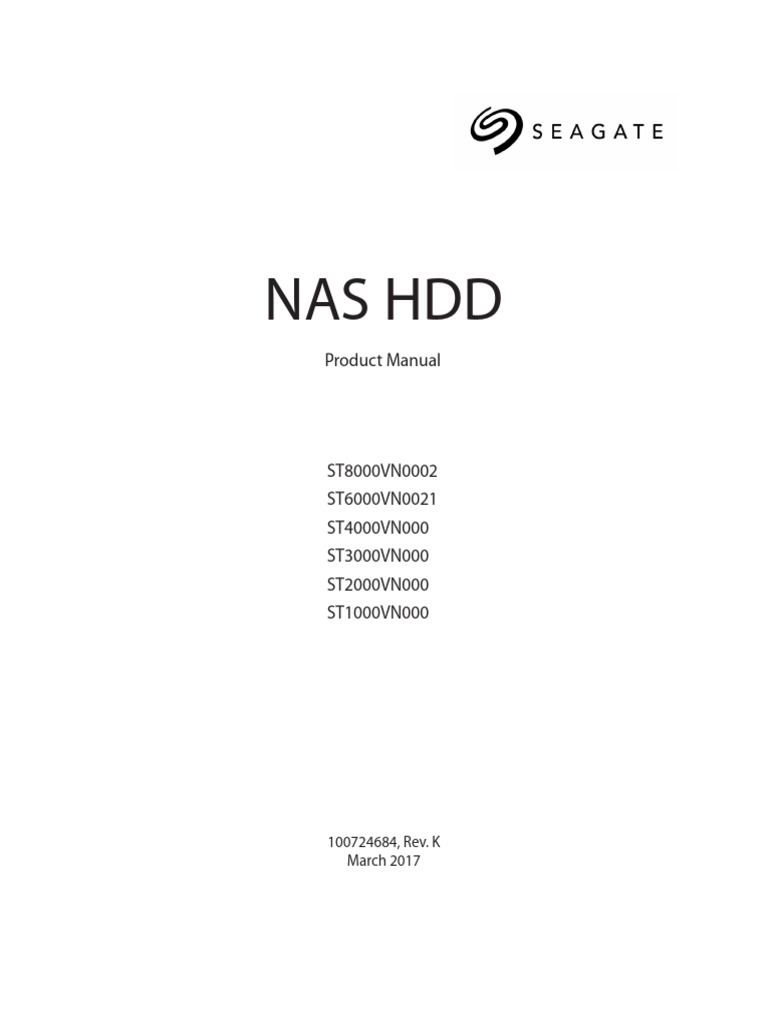 Seagate NAS Drive | PDF | Hard Disk Drive | Computer Science