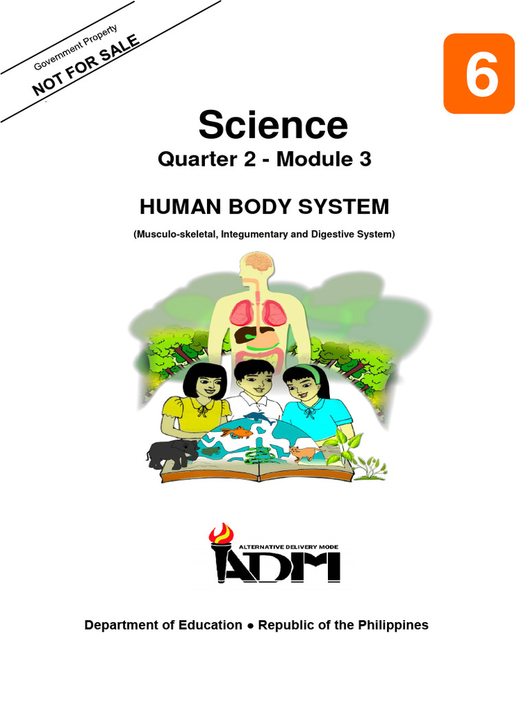 Sci6 Q2 Module3 Version3 | PDF | Human Musculoskeletal System | Digestion