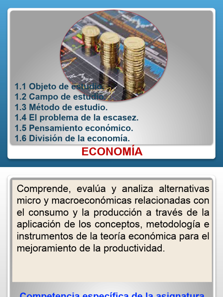 Unidad 1 Introduccion A La Economia | Descargar gratis PDF | Ciencias ...