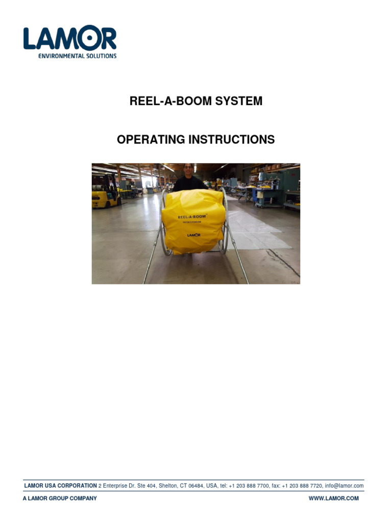 Reel A Boom | PDF | Equipment | Manufactured Goods