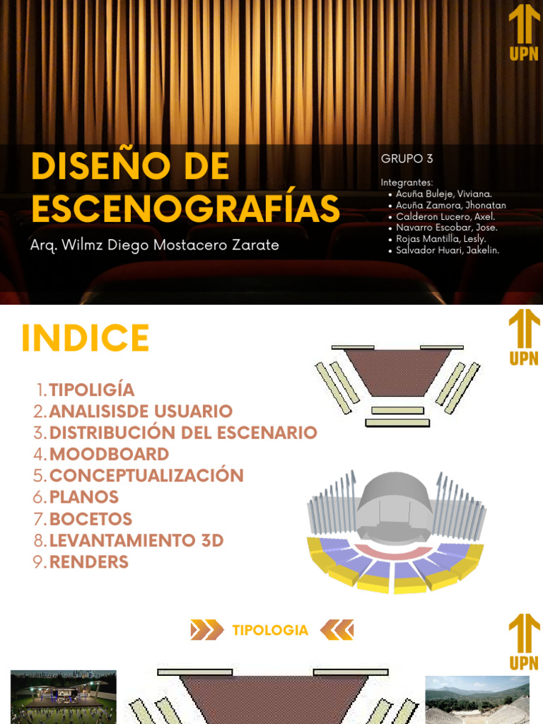 ESCENOGRAFIAS Grupo3 | PDF