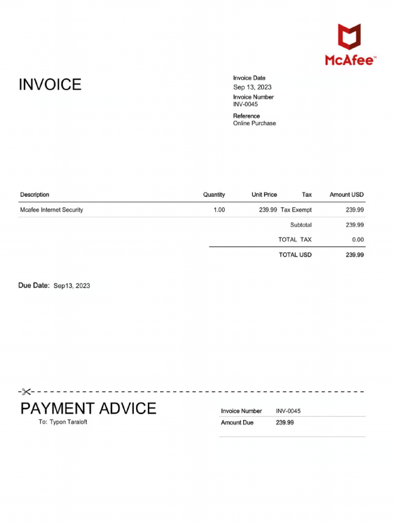 Invoice-INV-0045 | PDF