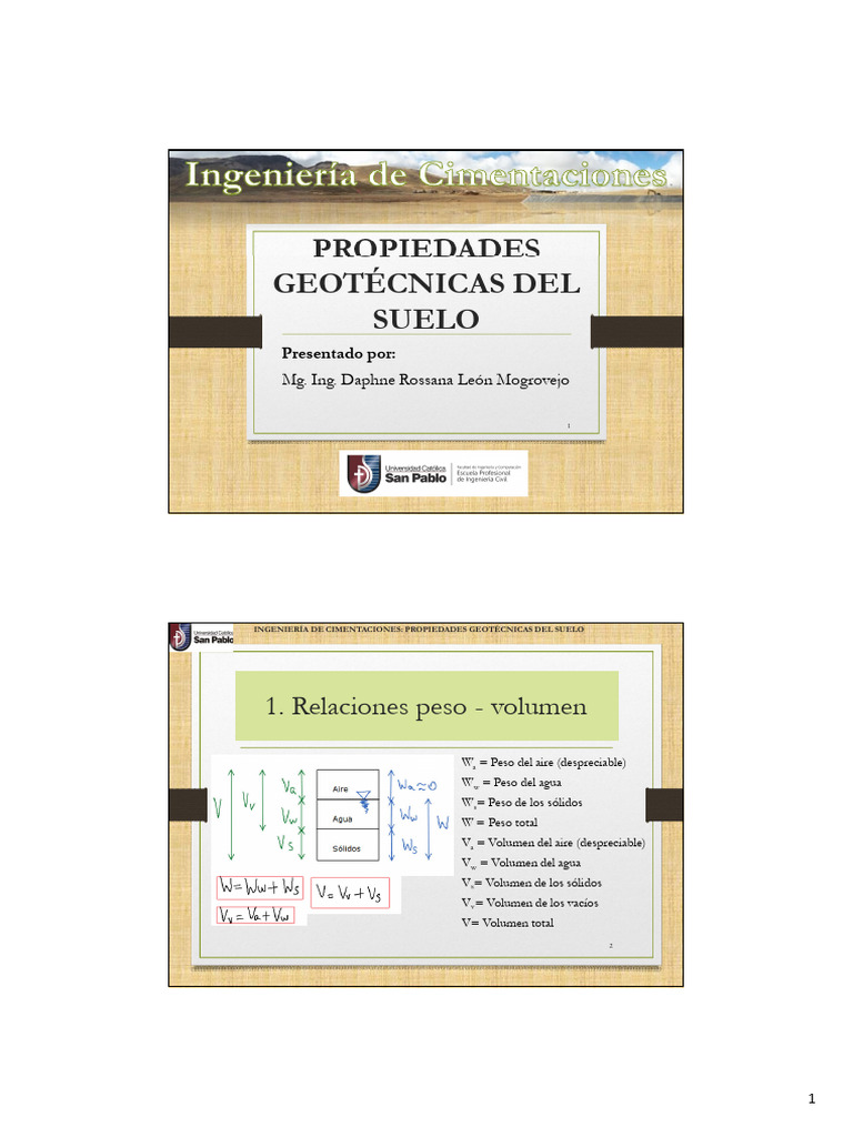 Capítulo 1 - Propiedades Geotécnicas de Los Suelos - v.4 | PDF | Permeabilidad (Ciencias de la ...