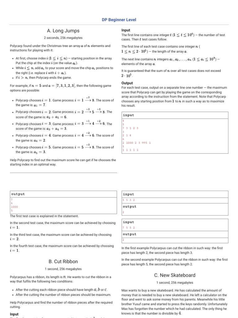 Problems - Codeforces | PDF | String (Computer Science) | Applied Mathematics