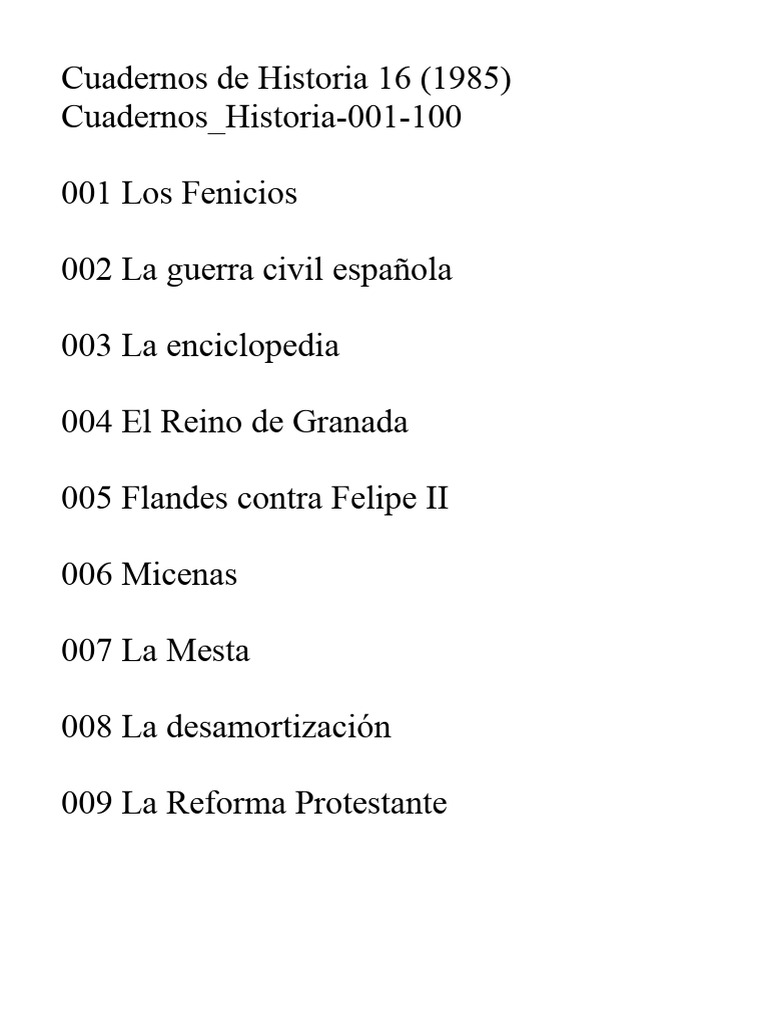 Cuadernos de Historia 16 (1985) | PDF | España | Edades medias