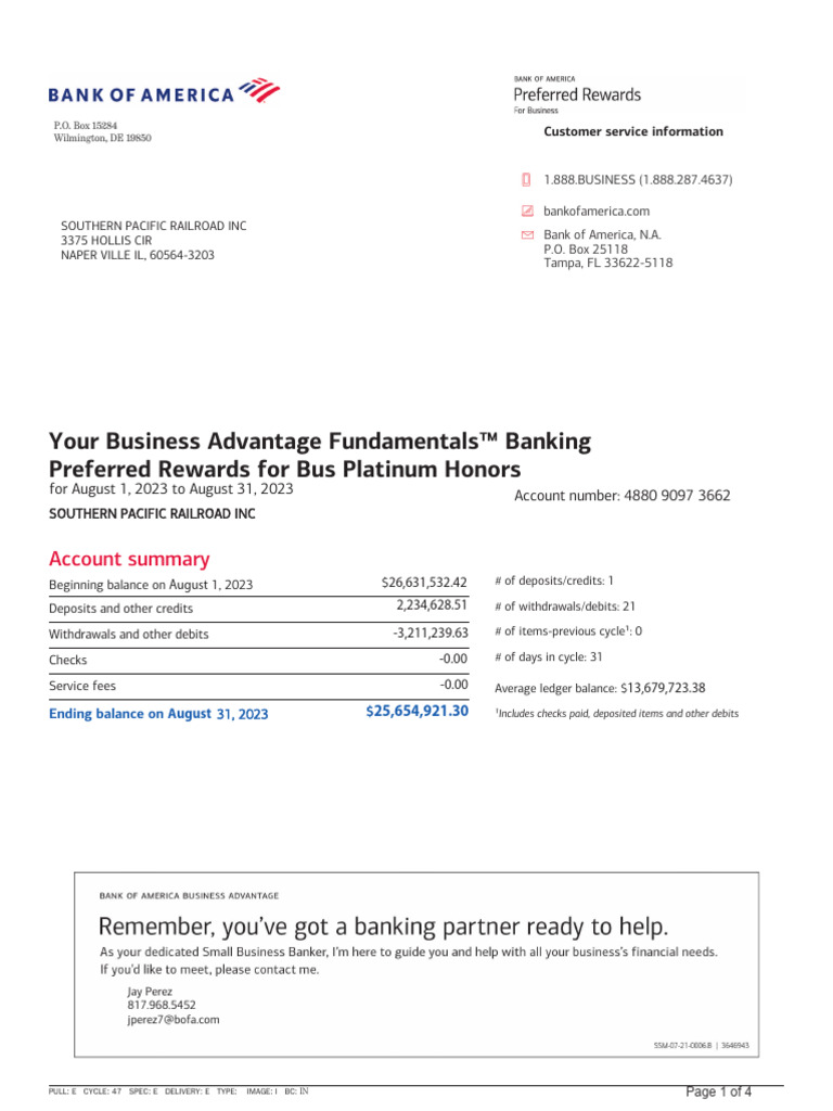 August 2023 | PDF | Overdraft | Deposit Account