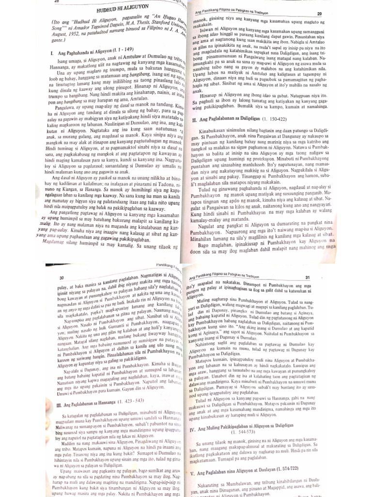 Hudhud ni Aliguyon | PDF